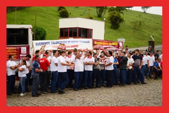 Em Pomerode (SC), metalúrgicos da Bosch cruzam os braços por reajuste ...