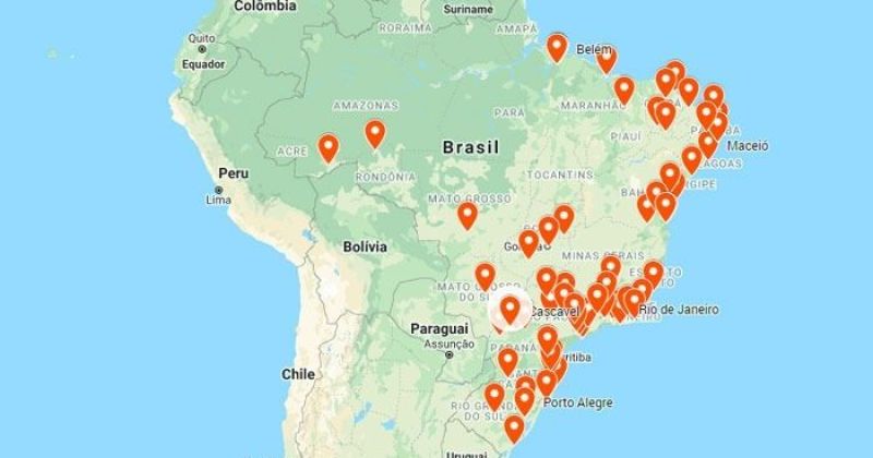 Dia Nacional de Luta: Veja o MAPA #18aDiaDeLuta - CNM-CUT